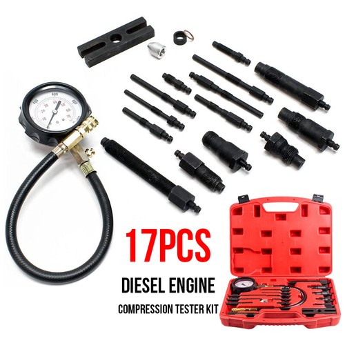 17PCS AU Diesel Engine Compression Tester Kit Tool Set Automotive ...
