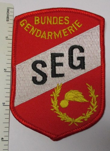 AUSTRIA POLICE PATCH BUNDES GENDARMERIE SEG Vintage Original | eBay