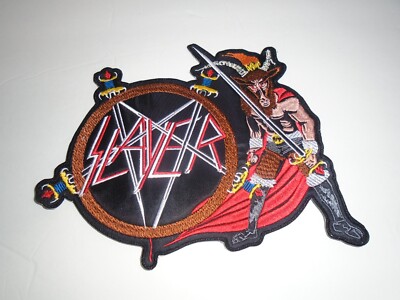 SLAYER SHOW NO MERCY EMBROIDERED BACK PATCH | eBay