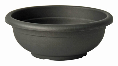 Blumenschale 50 cm rund anthrazit Schale Pflanzschale Blumentopf ...