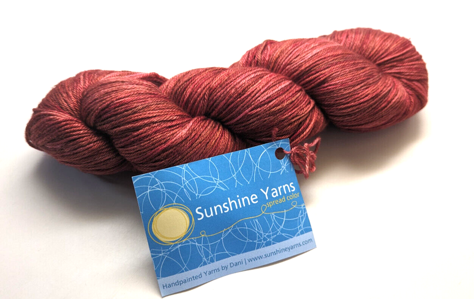 Sunshine Yarns Single Ply Merino Fine Superwash 420 yds/ 100gm Falling ...
