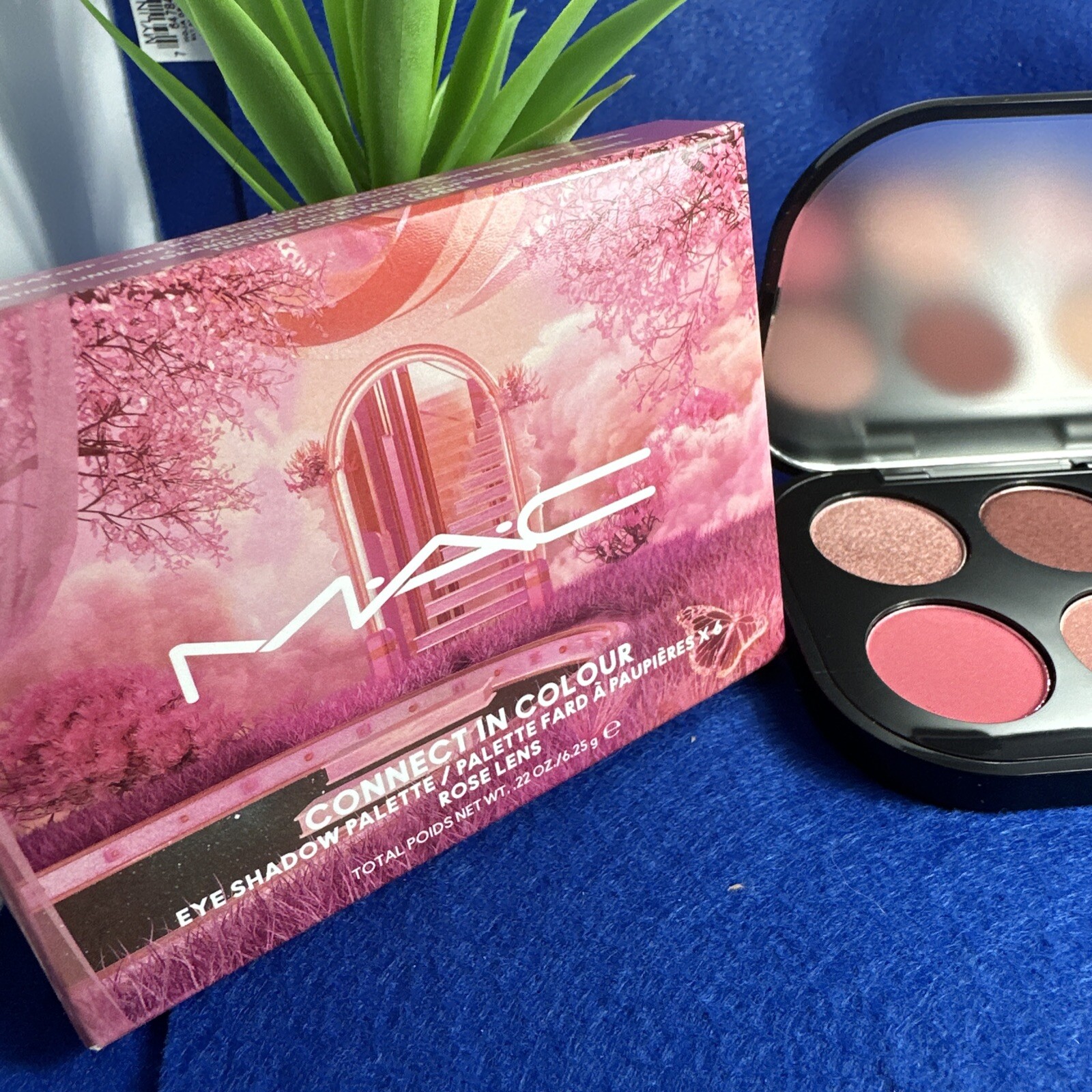 MAC Connect In Color Eye Shadow Palette - AUTHENTIC Rose Lens 6 Pallets ...