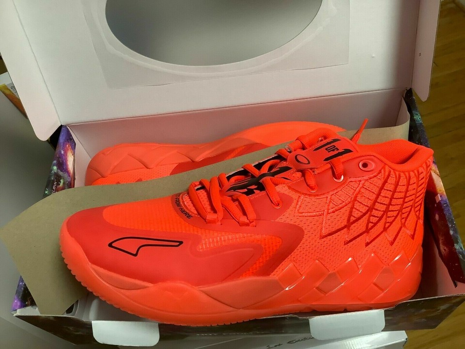 Puma MB.01 Not From Here Men's Size 10.5 LaMelo Ball Red Blast NEW DS ...