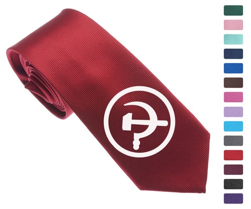 Soviet Union Russia CC Logo Symbol Men 6.5 cm Skinny Slim Groom Tie ...