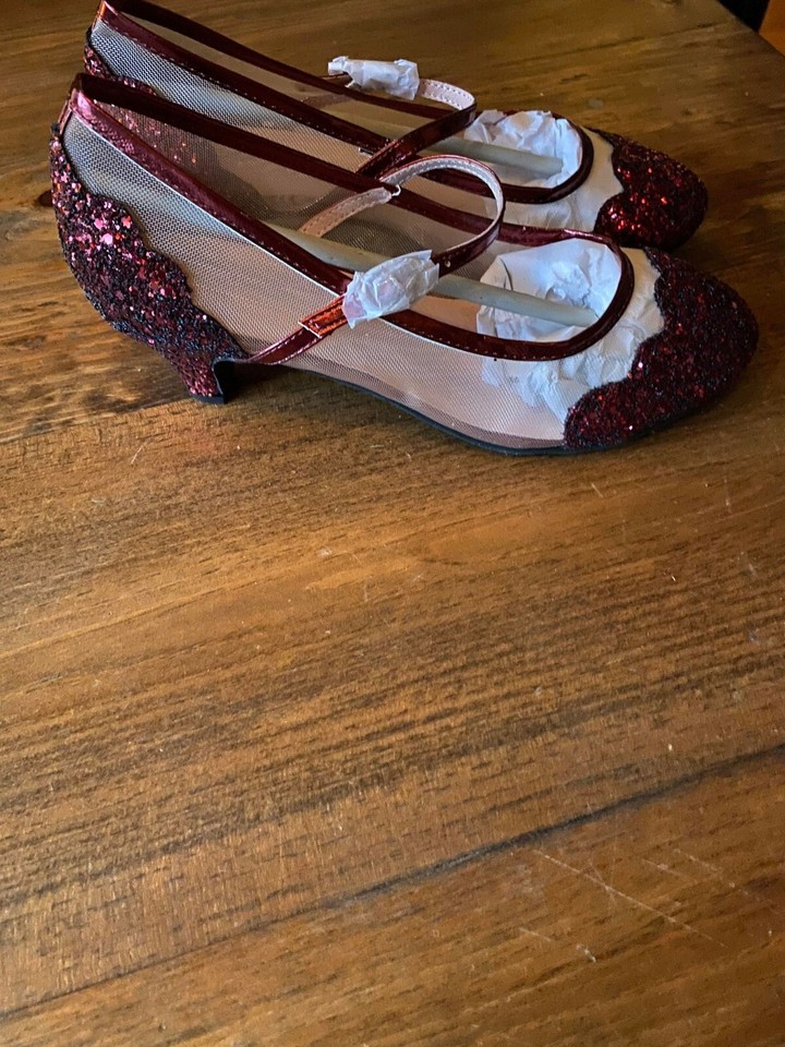 Chasing Fireflies NIB Red Wizard Oz Dorothy Shoe Christmas Halloween ...