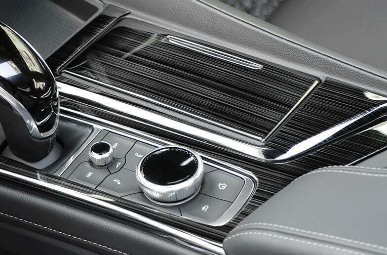 For Cadillac CT5 2020-2023 Black Steel Center Console Gearbox Panel ...