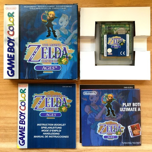 ZELDA ORACLE OF AGES COMPLET GAMEBOY COLOR PAL EURO (FR) CIB OVP - Très ...