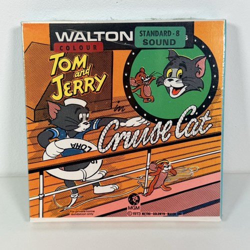 Tom And Jerry Cruise Cat Walton Colour Sound Standard 8mm Film Cartoon ...