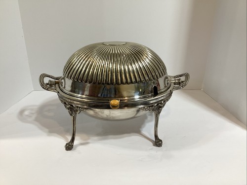 English Silver Plate Breakfast Server 1920’s 9”high 13” W Hallmarked | eBay