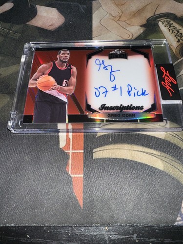 2025 Leaf Sports Heroes Greg Oden Autograph Auto Inscription # /100 | eBay