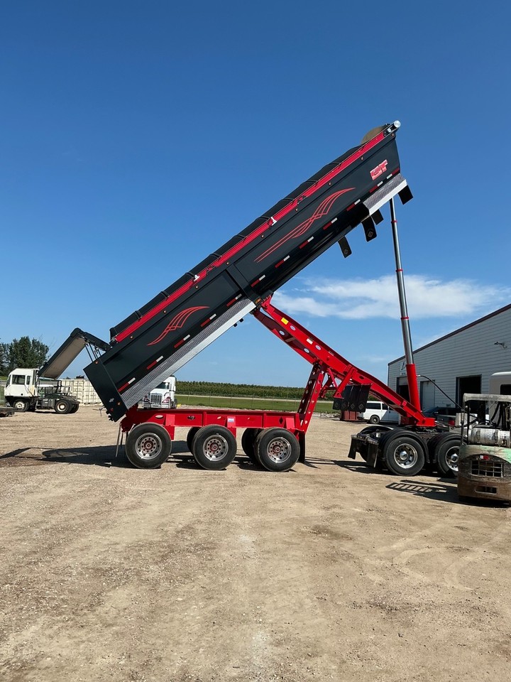 End Dump Semi Trailer. City trailer,Germanic heavy duty semi end dump ...
