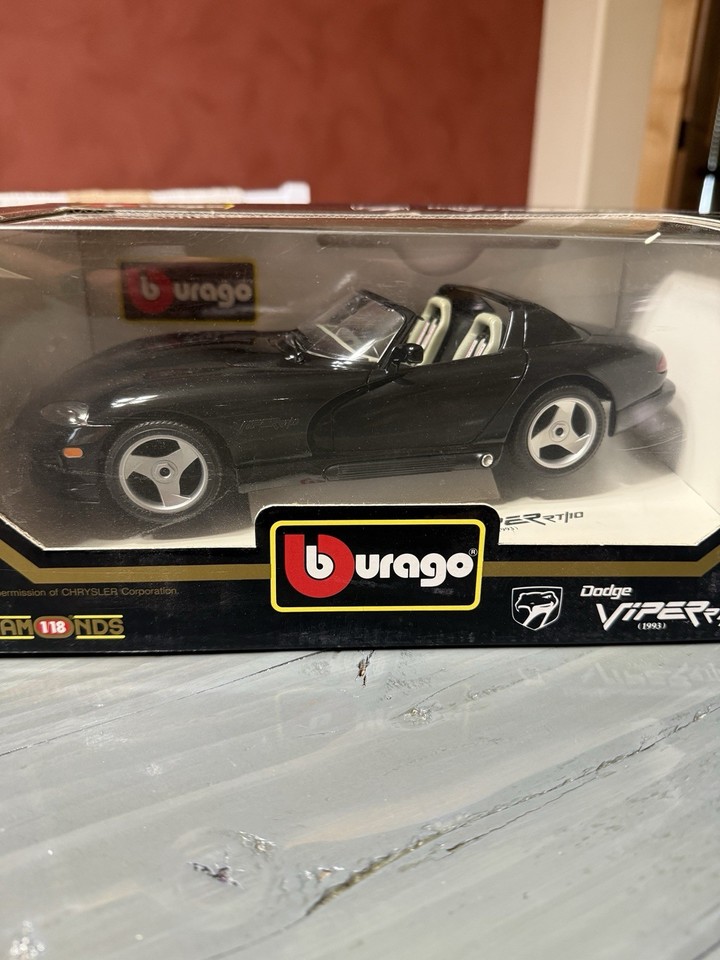 Burago 1:18 Dodge Viper RT/10 die cast Model Car (1993) | eBay