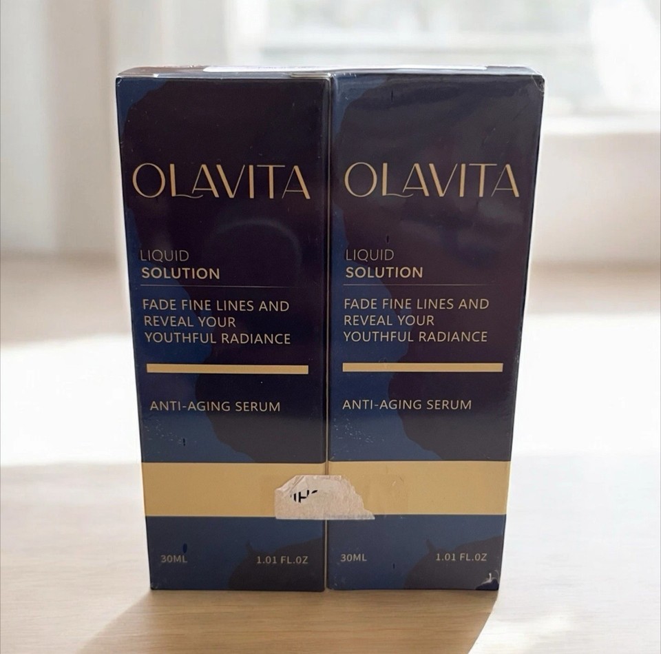 2 X OLAVITA Liquid Solution Anti Aging Serum 30 ml New Sealed! Pack | eBay