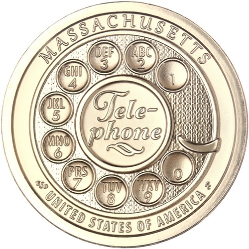 2020 S Massachusetts Rotary Dial Telephone Dollar Rev Proof See Pics ...