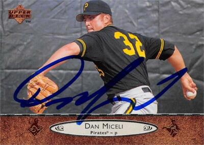 Dan Miceli autographed Baseball Card Pittsburgh Pirates, SC 1996 Upper ...