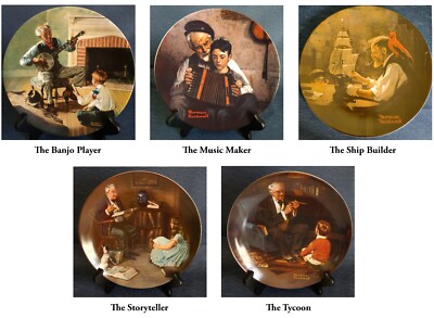 E. M. Knowles ~ 8½" COLLECTOR PLATES ~ Norman Rockwell Heritage ...