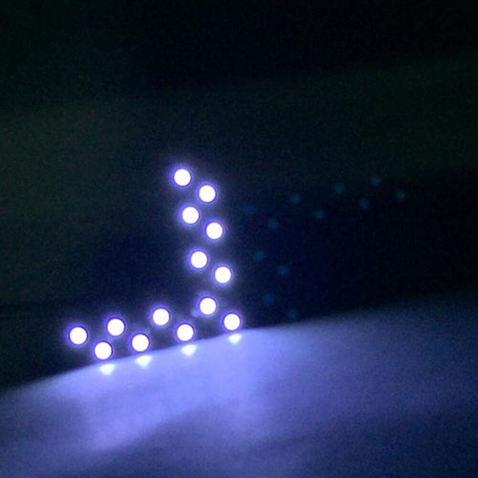 2x Car Auto Side Rear View Mirror 14-SMD LED Lamp Turn Signal Light ...