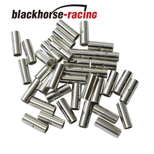 100Pcs 12-10 Ga. NON-INSULATED BUTT SEAMLESS WIRE CONNECTORS ...