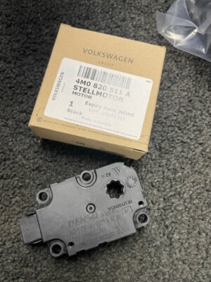 VW AUDI AIR CONDITION HEATER BOX AIR CON SERVO MOTOR 4M0820511A GENUINE ...