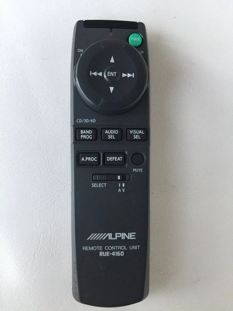 Alpine Rue-4160 Car Audio CD DVD Navigation Remote Control for sale ...