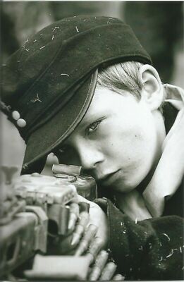 WW II German Photo ---- Boy With Machine Gun | eBay
