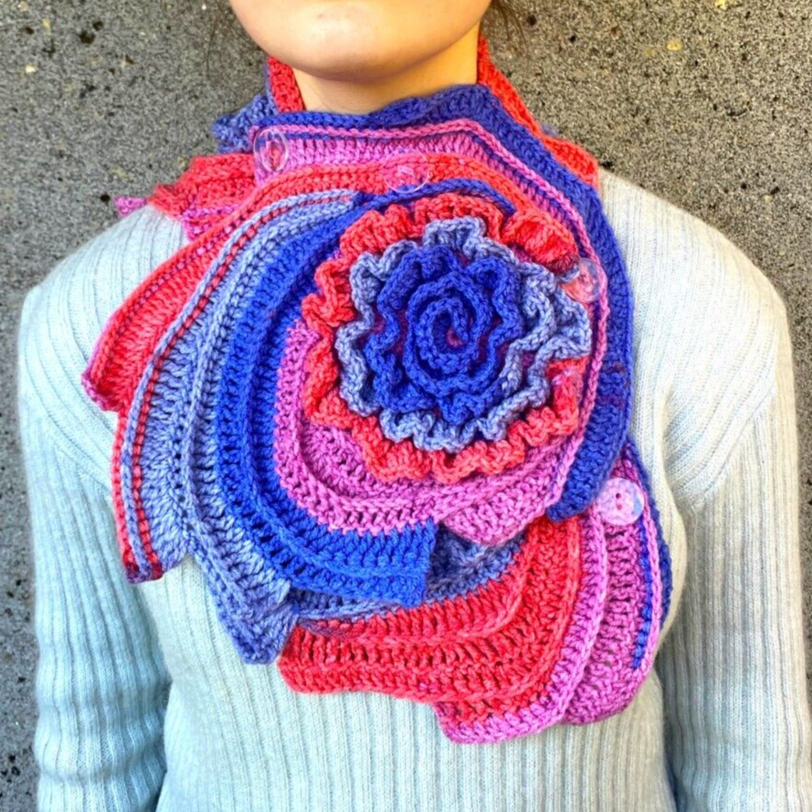Women neck scarf Soft neck wrap Fashion neck shawl Flowers neck scarf ...