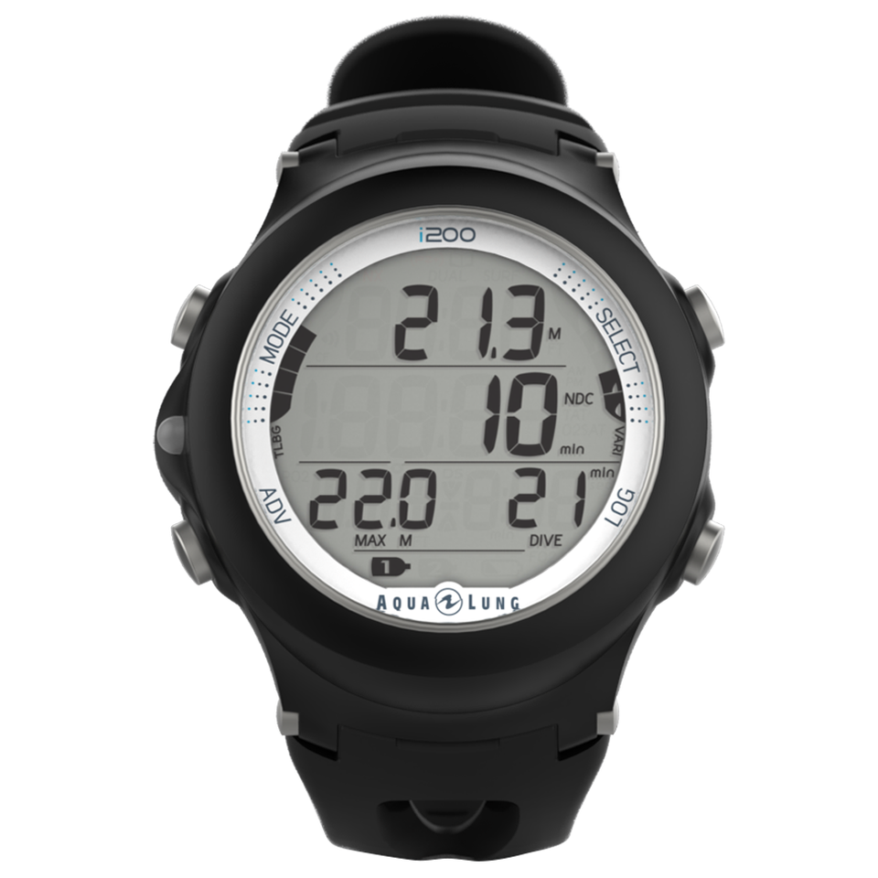 Aqua Lung i200 Wrist Watch Scuba Computer Air, Nitrox, Free Dive, Gauge ...