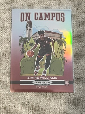 Zaire Williams Rookie 2021-22 Prizm Draft Picks "On Campus" Prizm #12 ...