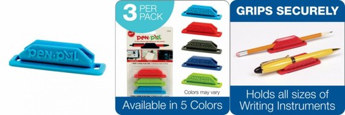 Pen Pal Holders, 3 Pack, Assorted Colors (PENPAL-BP3) 3-Pack ...