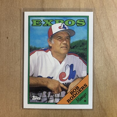 1988 TOPPS BOB RODGERS MONTREAL EXPOS #504 | eBay