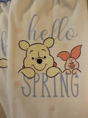 Crocheted top handmade Winnie The Pooh Hello Spring Great For Baby Room ...