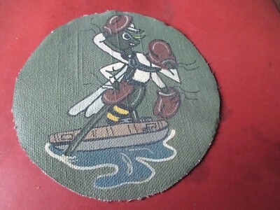 WWII USN DISNEY DESIGN USS WASP AIRCRAFT CARRIER FLIGHT JACKET PATCH ...