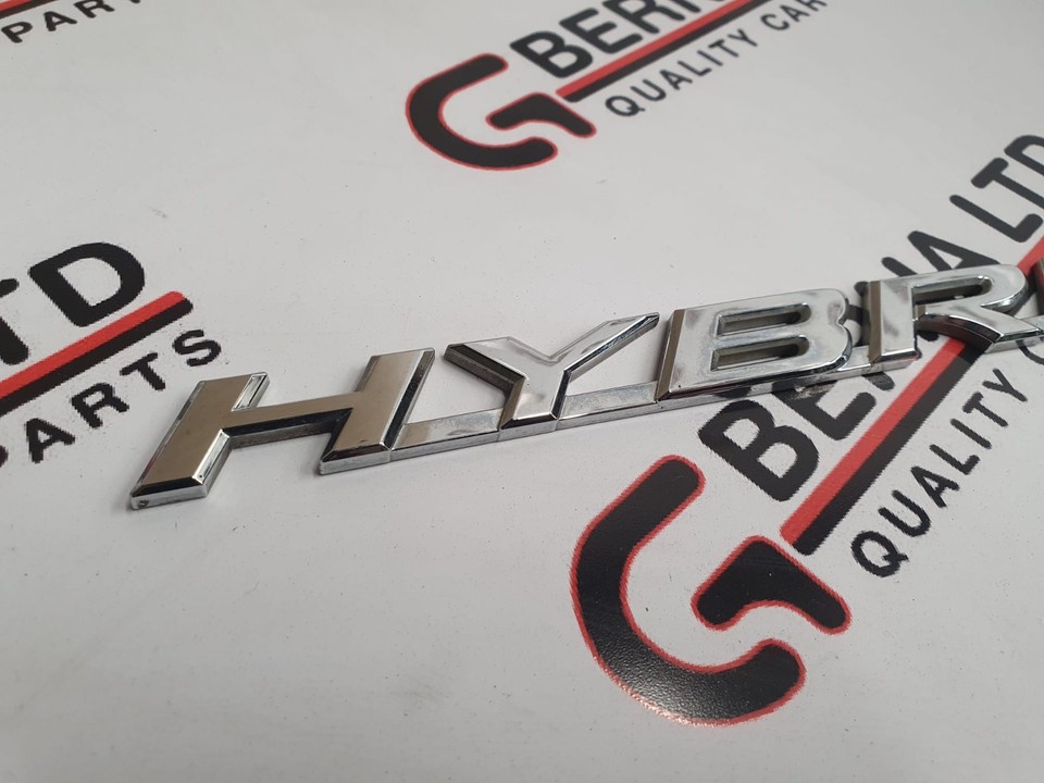 Genuine Lexus RX MK4 2016-2022 Rear Tailgate Boot Hybrid Badge Logo ...