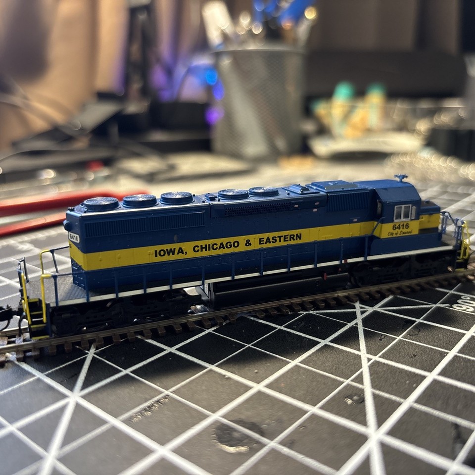 InterMountain N Scale Sd40-2 Iowa, Chicago And Eastern Locomotive DC | eBay
