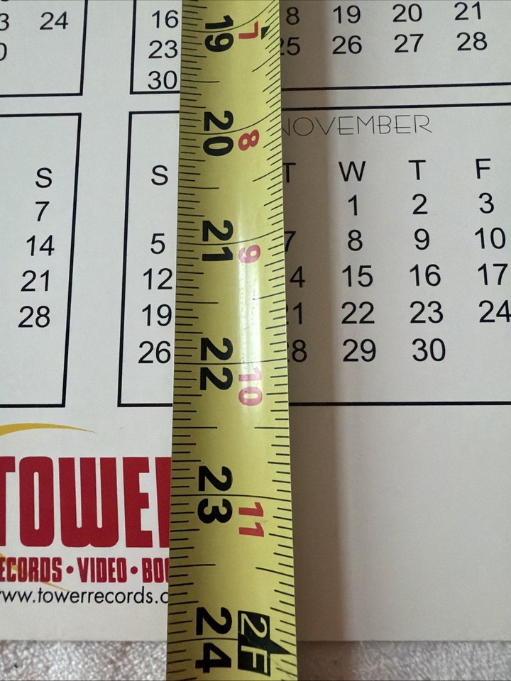 Vintage Tower Records Calendar Year Poster 2000 By John Tarahteeff | eBay