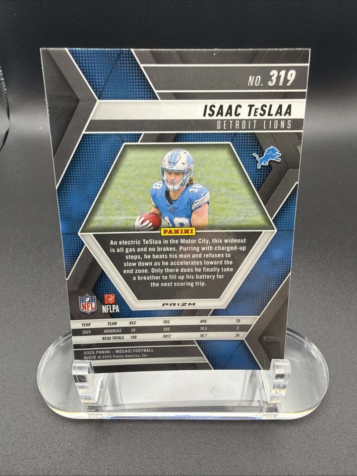 2025 Mosaic Isaac Tesla Purple Scope Rookie Card | eBay