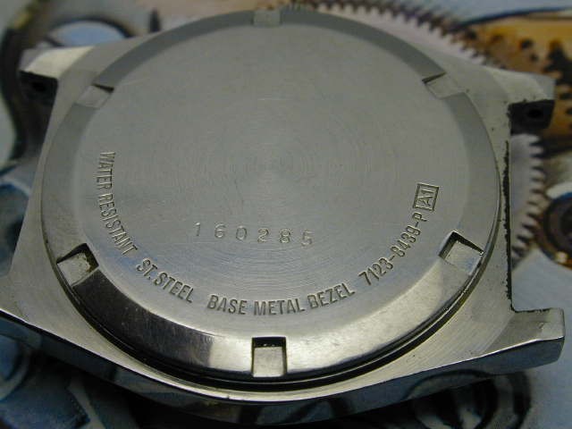 SEIKO 7123-8439 STANLESS STEEL IN EXCELLENT RUNNING ORDER, NEW BATTERY ...
