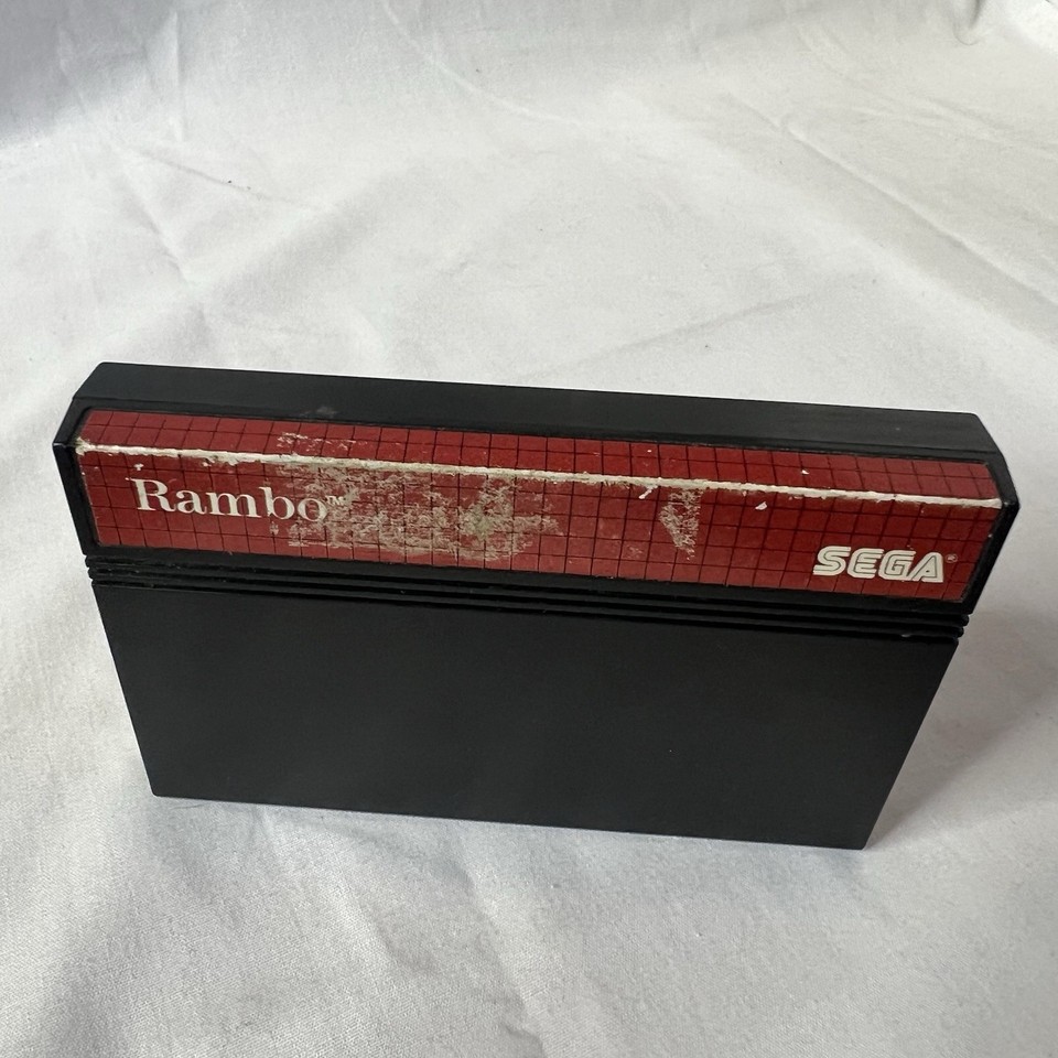 Rambo: First Blood Part II (Sega Master System, 1988) SMS Cartridge ...