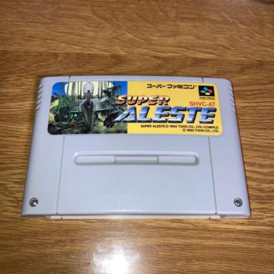 Super Nintendo Entertainment System SUPER ALESTE Space Megaforce JAPAN ...