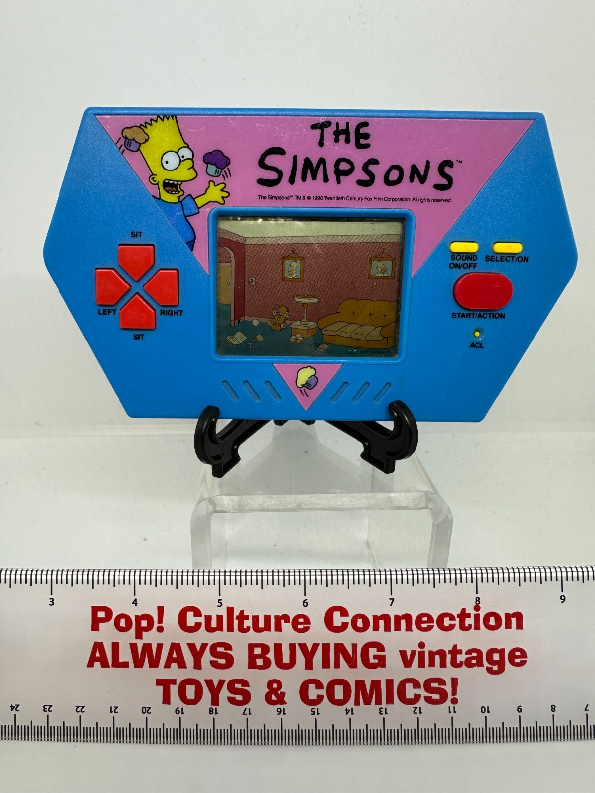 1990 Acclaim The Simpsons Handheld Game Cupcake Crisis Inv-0801 | eBay
