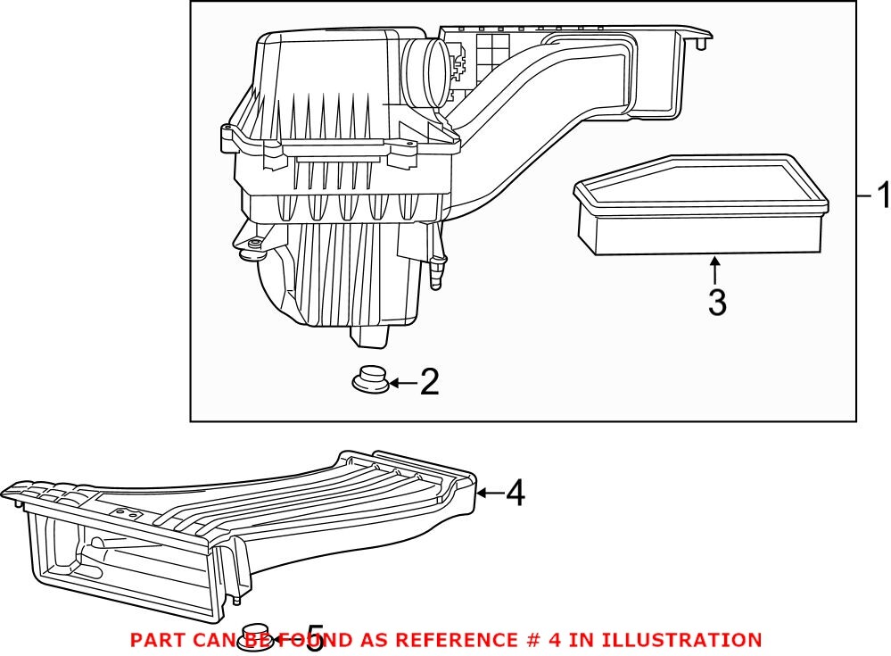 Genuine Mopar Engine Cold Air Intake 68188656AB | eBay