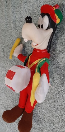 Vintage Disney's Goofy Marching Band Drummer Plush Toy McDonald's ...