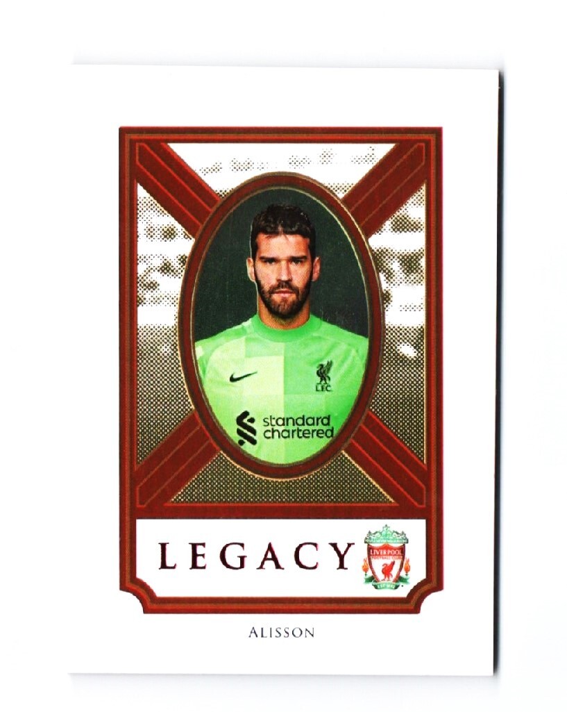 2022 Futera Liverpool Team Set Alisson Becker Legacy Parallel /4 | eBay