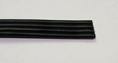 4 Conductor flat ribbon wire, black, 20 ft. roll | eBay