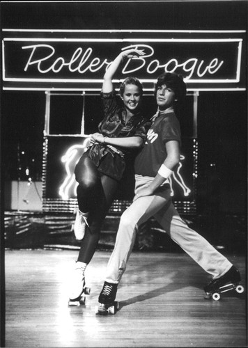 Linda Blair and Jim Bray in the film "Roller Bo... - Vintage Photograph ...