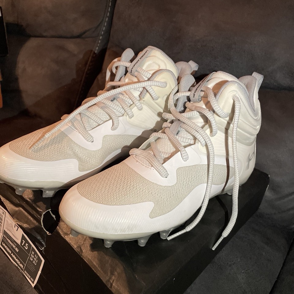 Under Armour Men's Command Mid Lacross TPU Cleat Shoe 3025639 SIZE 7.5 ...