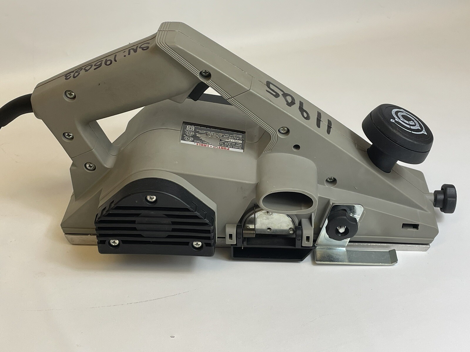 PORTER-CABLE Model No. 125 Handheld Power Planer Kit With Case for sale ...