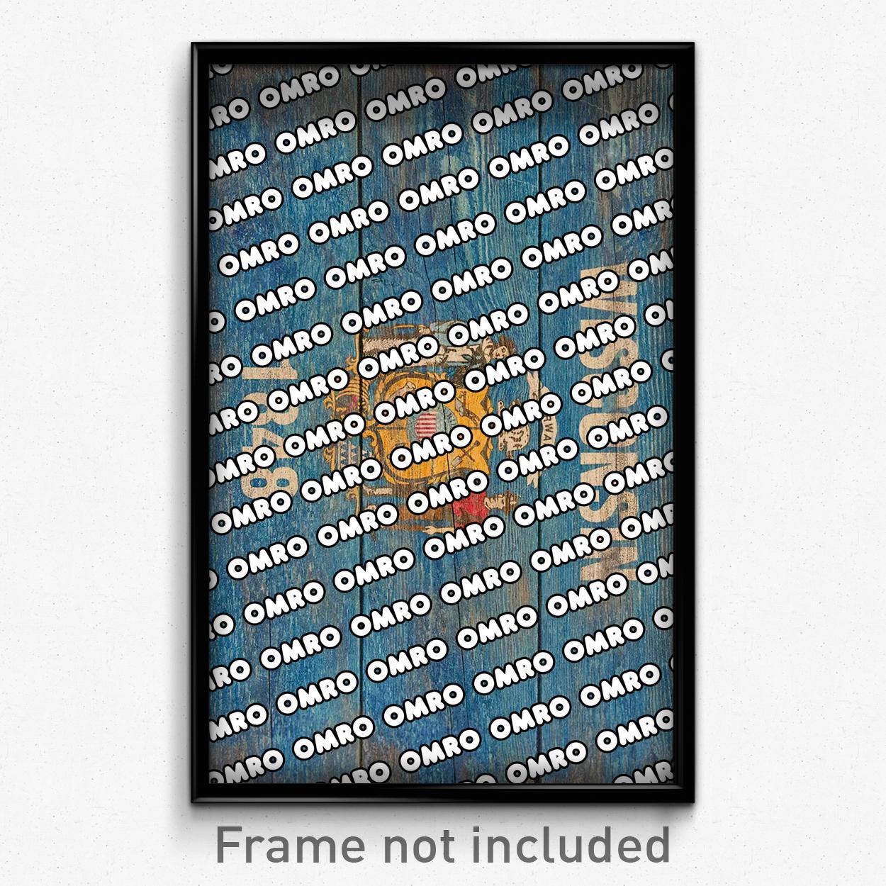 Omro Wisconsin Poster (WI City Souvenir 11x17 Town Print) | eBay