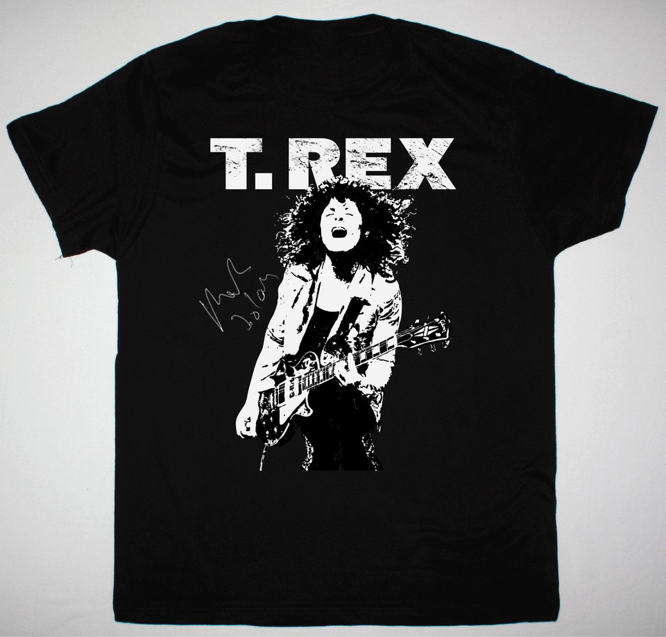 T REX Marc Bolan signature Album Unisex T-Shirt Full Size S to 5XL | eBay