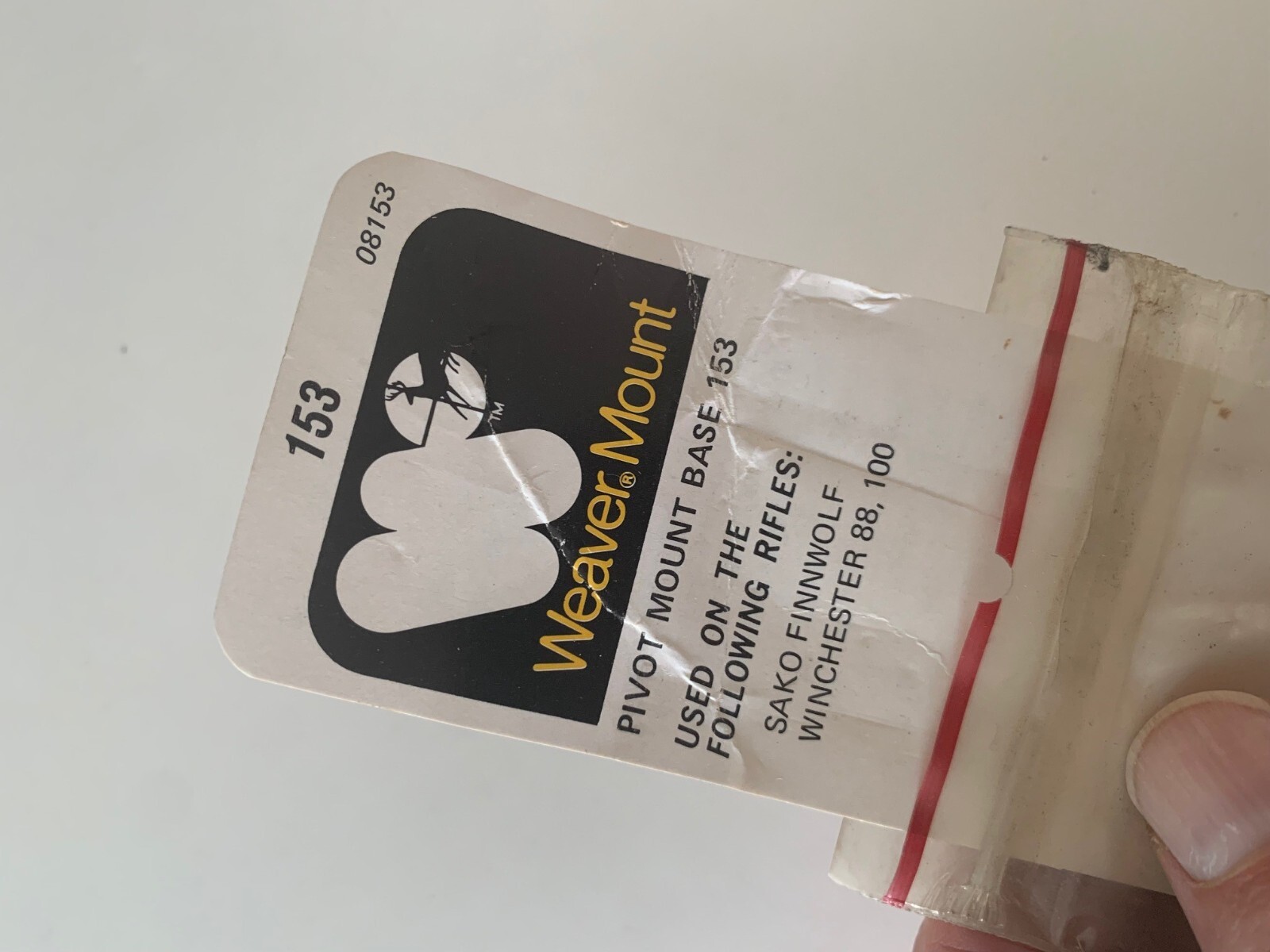 Weaver Pivot Scope Mount Base 153 (Sako Finnwolf WInchester 88 100 ...